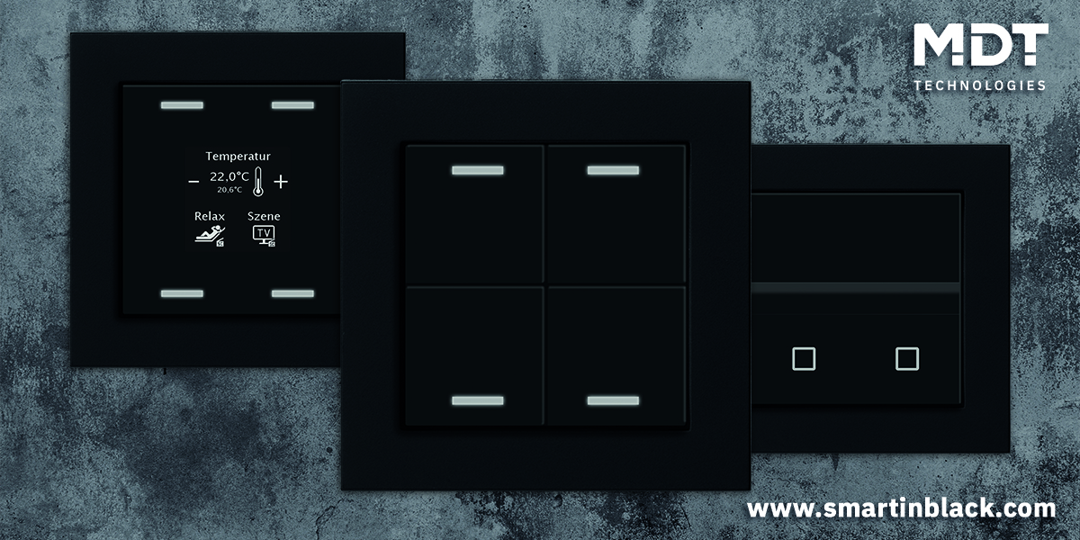 MDT: Smart in black – KNX Association [Official website]